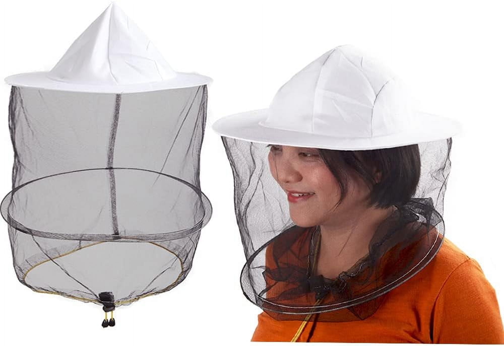 2Pcs Bee Keeping Veil hat Beekeeper Bee Keepers Hats gnats Insect Bug ...