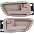 2Pcs Beige Interior Door Handles Fit 2001-07 Sequoia,00-04 Avalon,04-06 ...