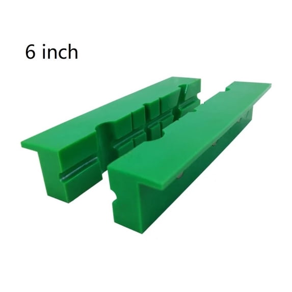 2Pcs Bench Vice Jaw Pads 4/5/6 Inch Magnetic Vise Protection Strip Jaw ...