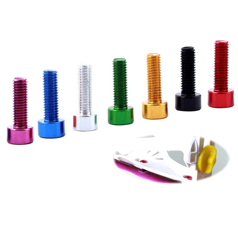 2Pcs Bicycle Water Bottle Cage Bolts Bike Holder Screws Hex-Headed M5 ...