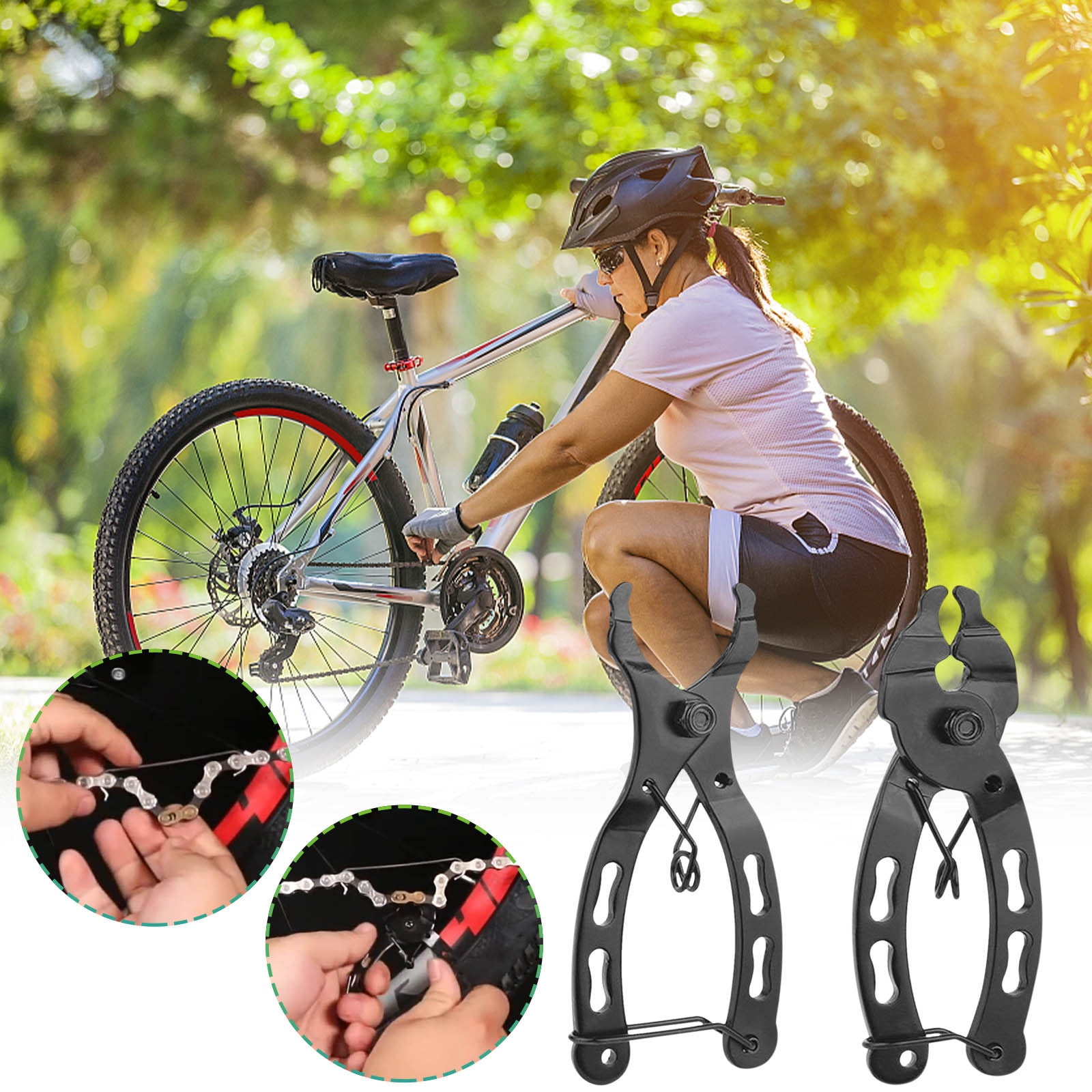 2Pcs Bike Chain Tool, Yannianjz Bike Chain Tool, Bicycle Chain Checker ...