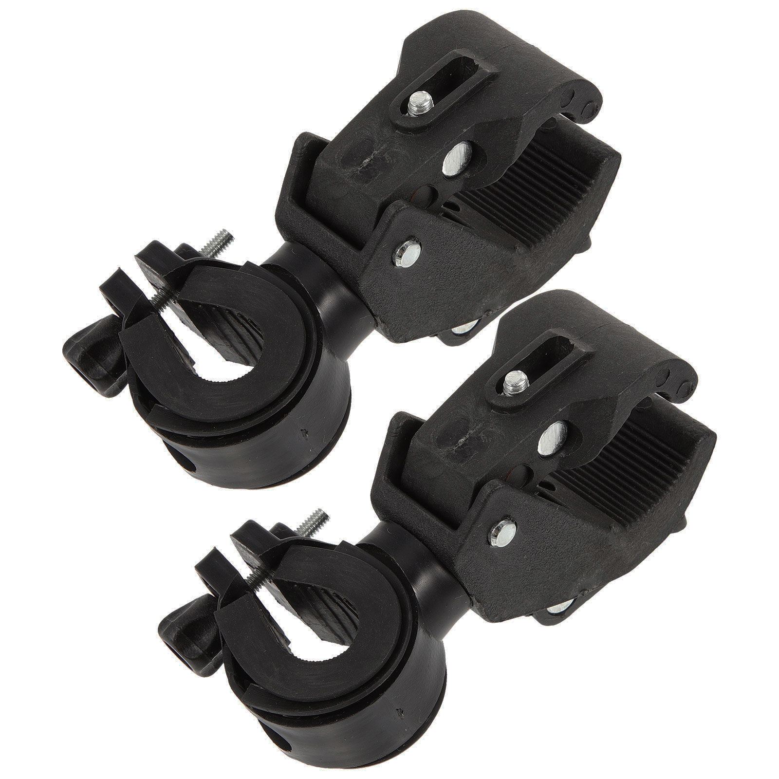 TABLZONE Bicycle Flashlight Mount Durable Use 2Pcs 4.3x2.2in - Walmart.com