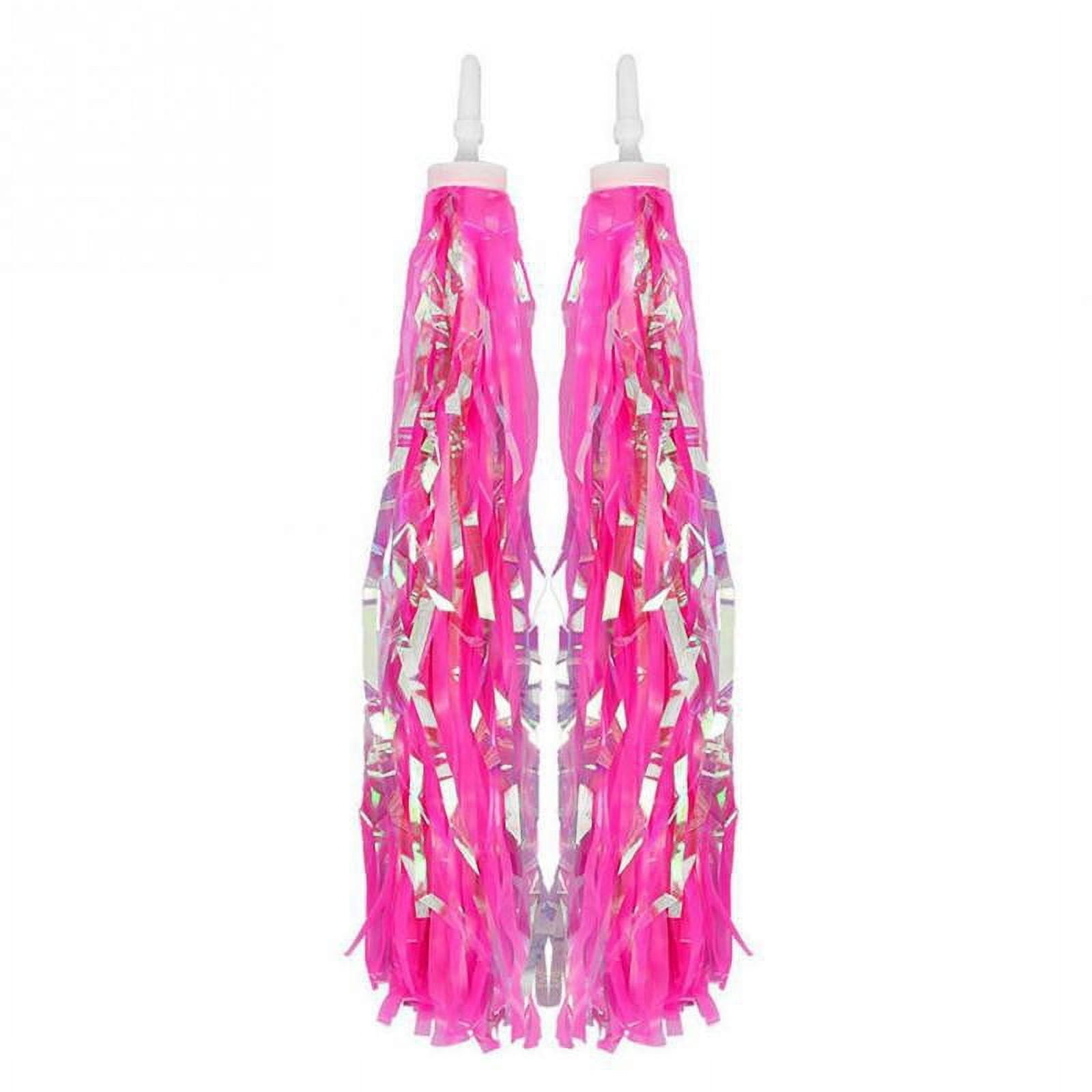 2Pcs Bike Handlebar Streamers Colorful PVC Tassels Decor for Girls Boys ...