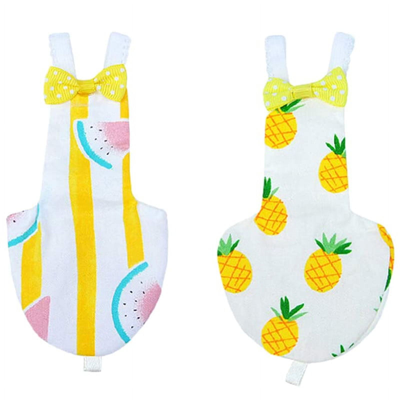 2Pcs Bird Diaper Reusable Washable Parrot Nappies Clothes Flight Suit ...