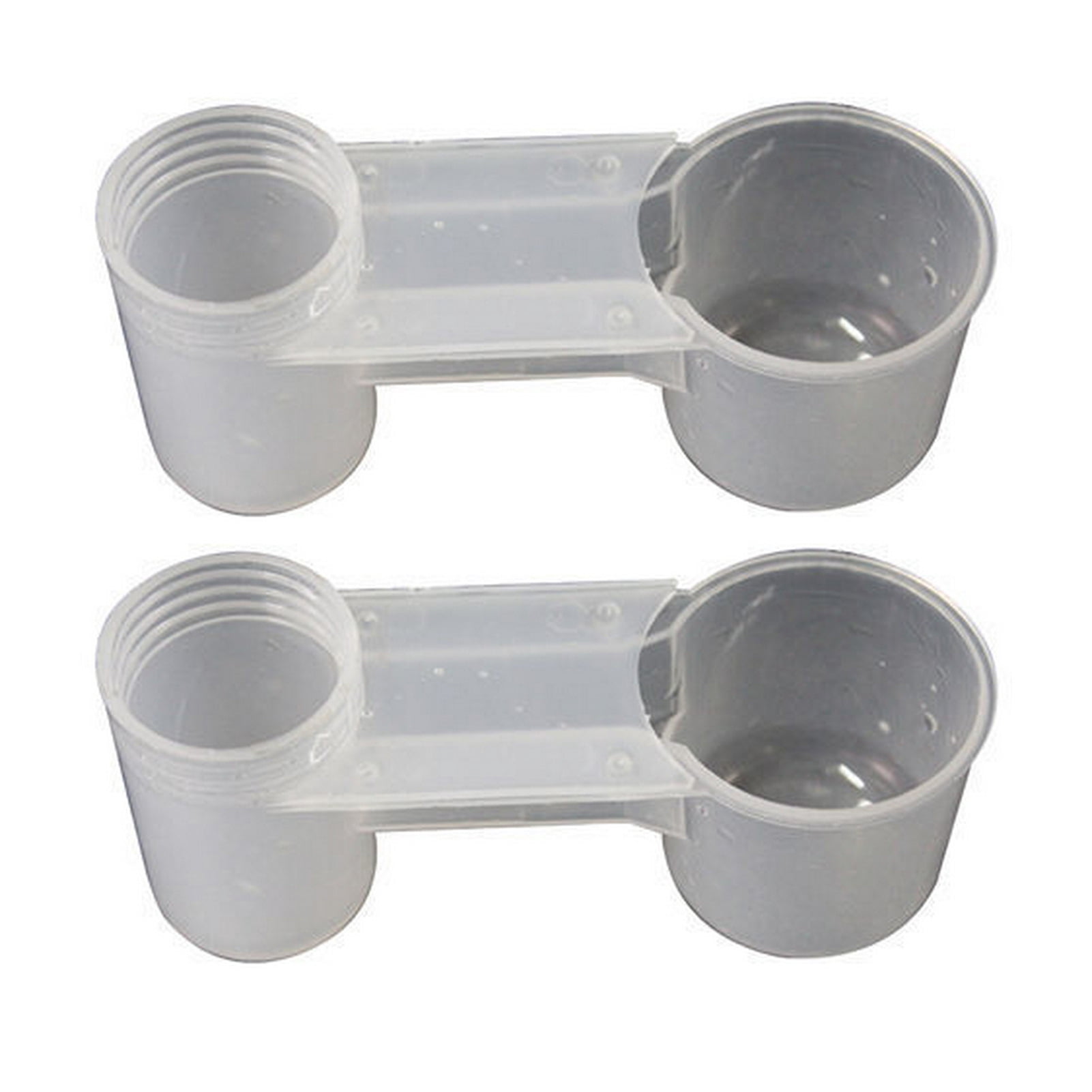 2Pcs Bird Water Feeder Drinking Cup – Double Mouth Automatic Water ...