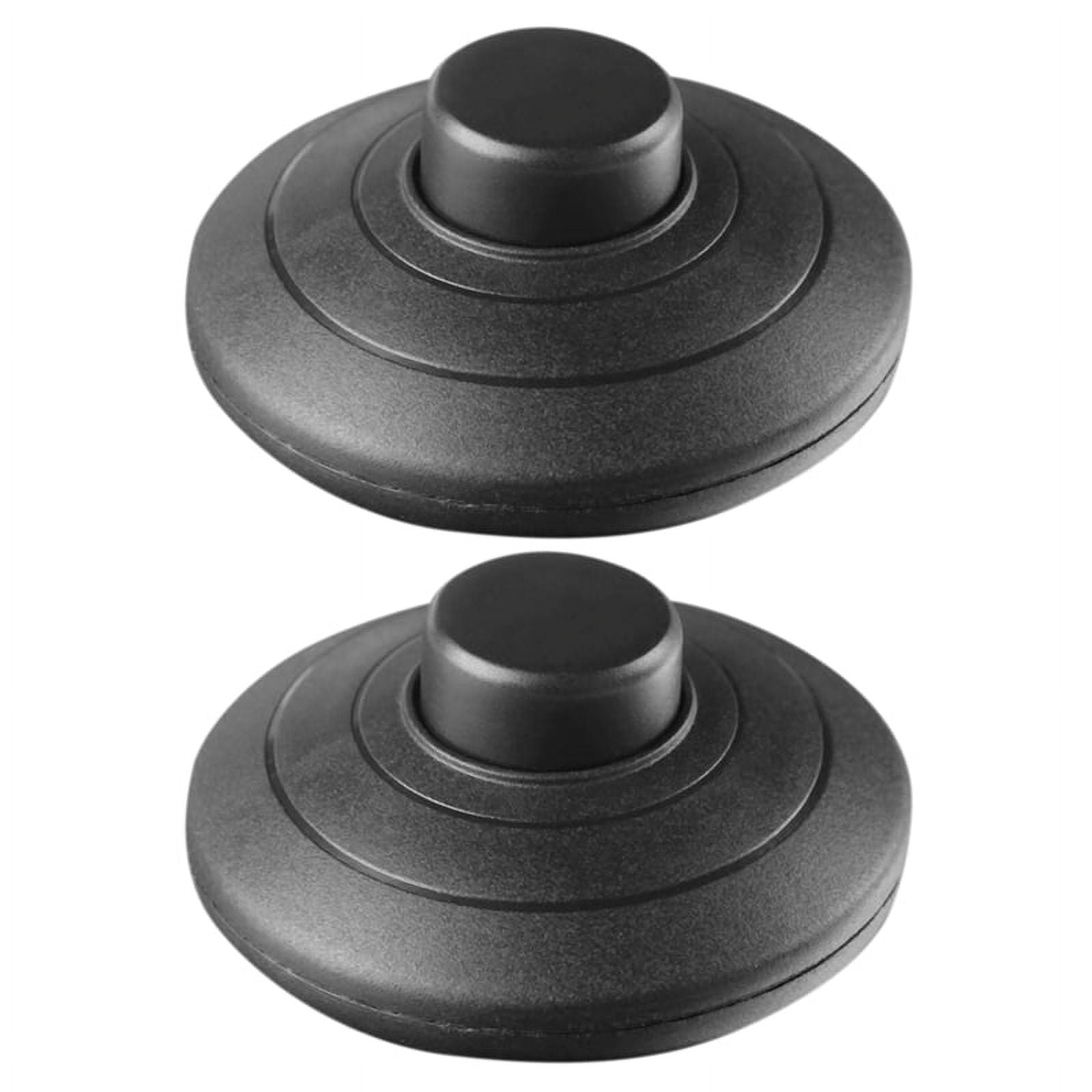 2Pcs Black In-Line Lamp Foot Switch Push Power Pedal Light FootSwitch ...