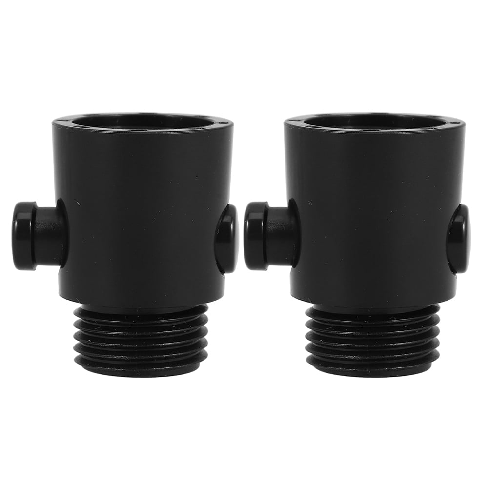 2Pcs Black Shower Cut Off Valve One Button Water Shut Off for Hoses ...