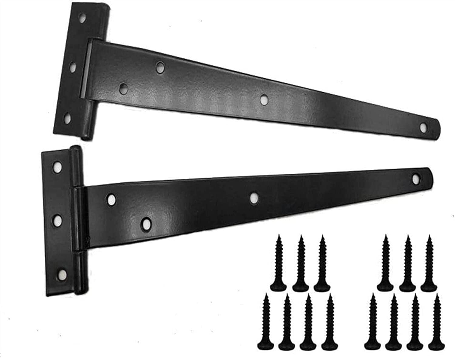 2Pcs Black T-Shaped Hinge, T-Shaped Hinge, Triangular Hinge, Slotted ...