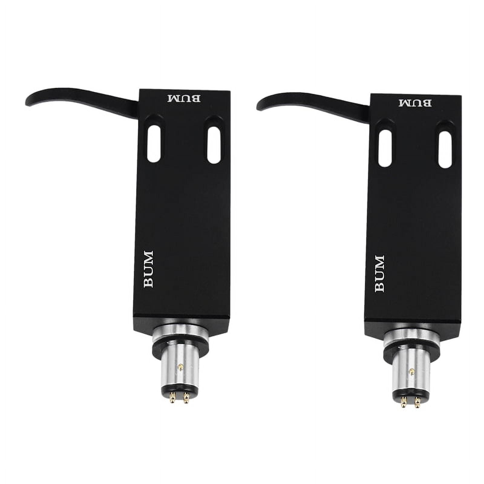 2Pcs Black Turntable Headshell for for Other Turntables 4 Pin Contacts ...