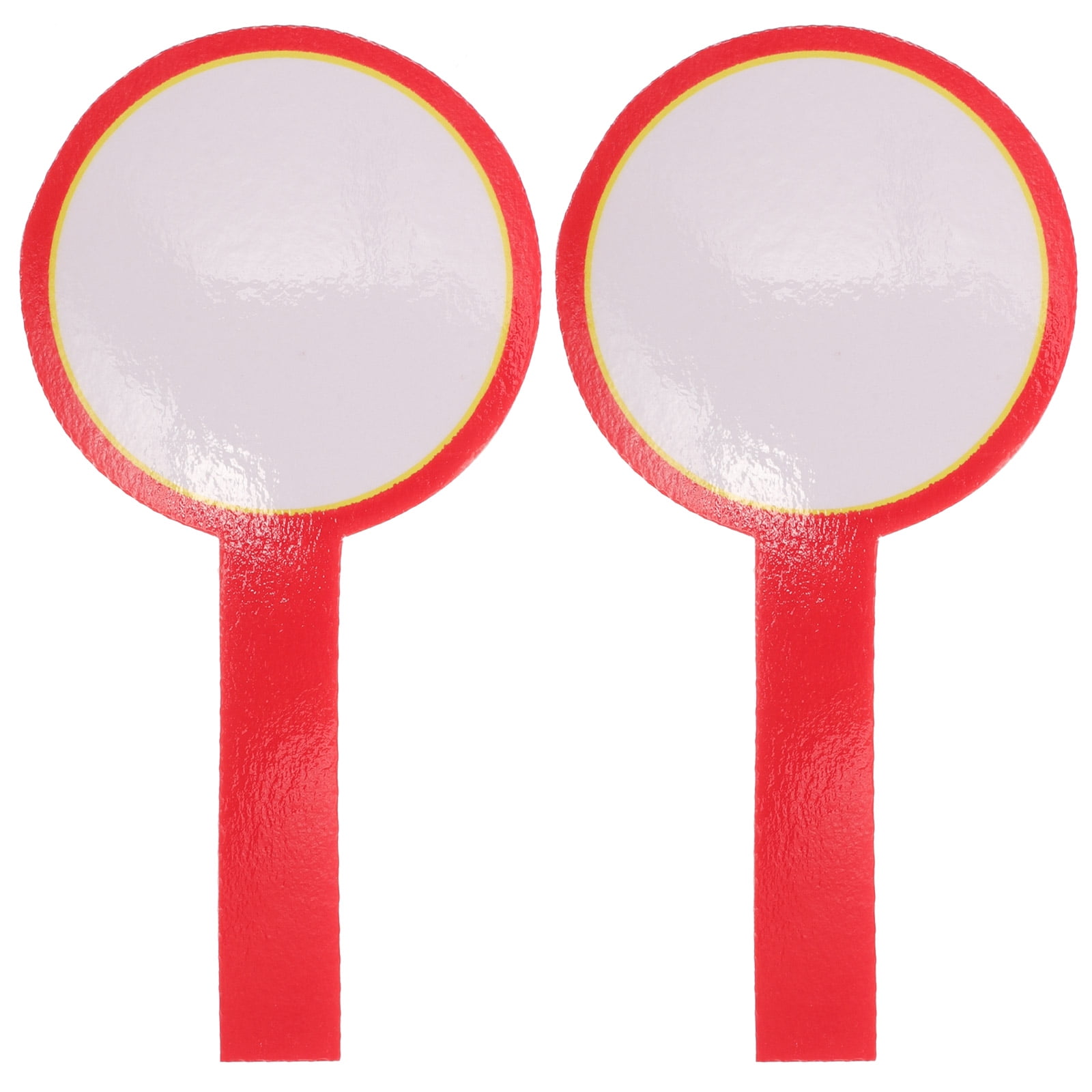 2Pcs Blank Scoreboards Handheld Dry Erase Answer Paddles Double Sided ...