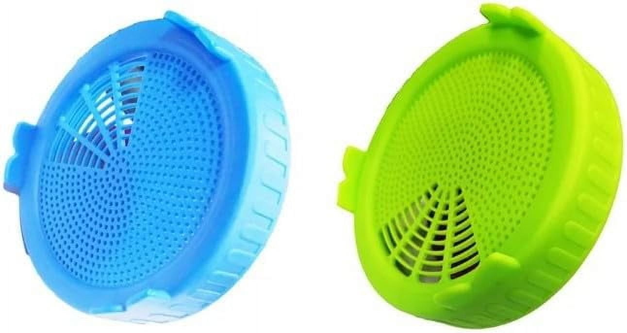 2Pcs Blue and Green Sprouting Lids jar Sprouting Lids Plastic Sprouting ...