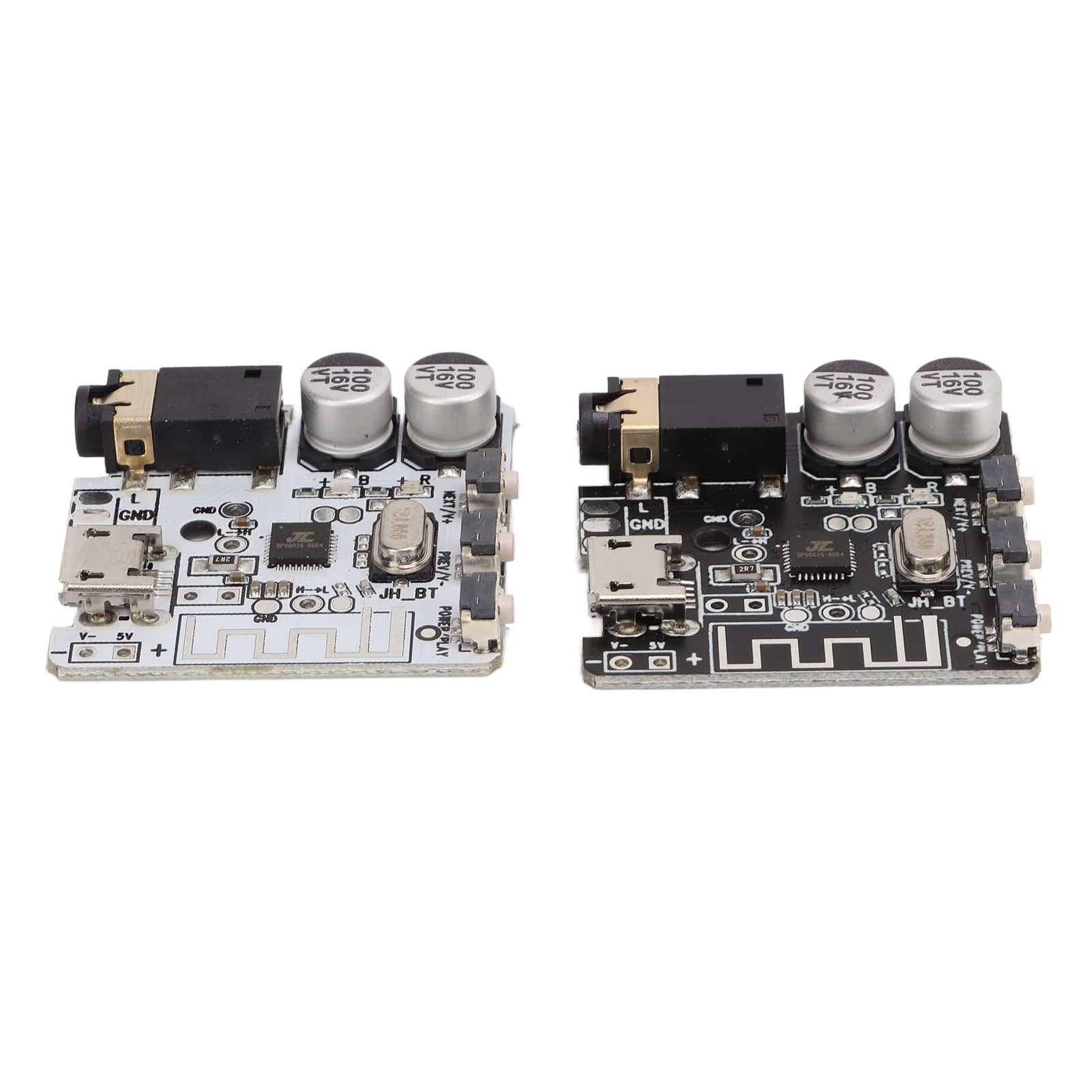 2Pcs Bluetooth Audio Receiver Module BT5.0 Amplifier Board Button ...