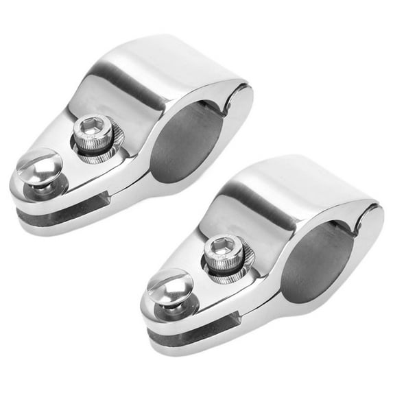 2Pcs Boats Jaw Slide Marine Pipe Clamps 316 Stainless Steel Boat Marine ...
