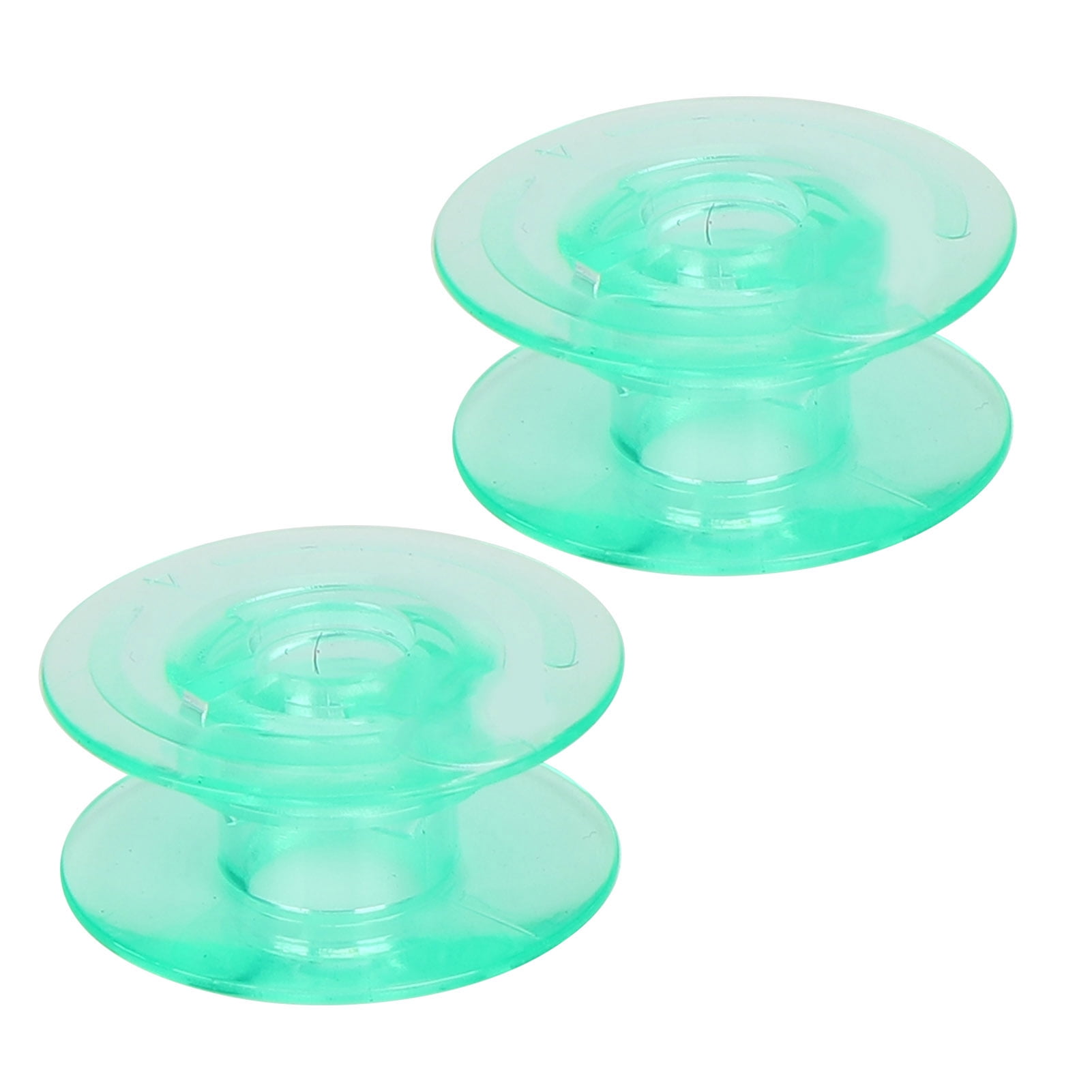 2Pcs Bobbin Transparent Plastic Sew Thread Spool Replacement Sewing ...