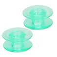 2Pcs Bobbin Transparent Plastic Sew Thread Spool Replacement Sewing ...