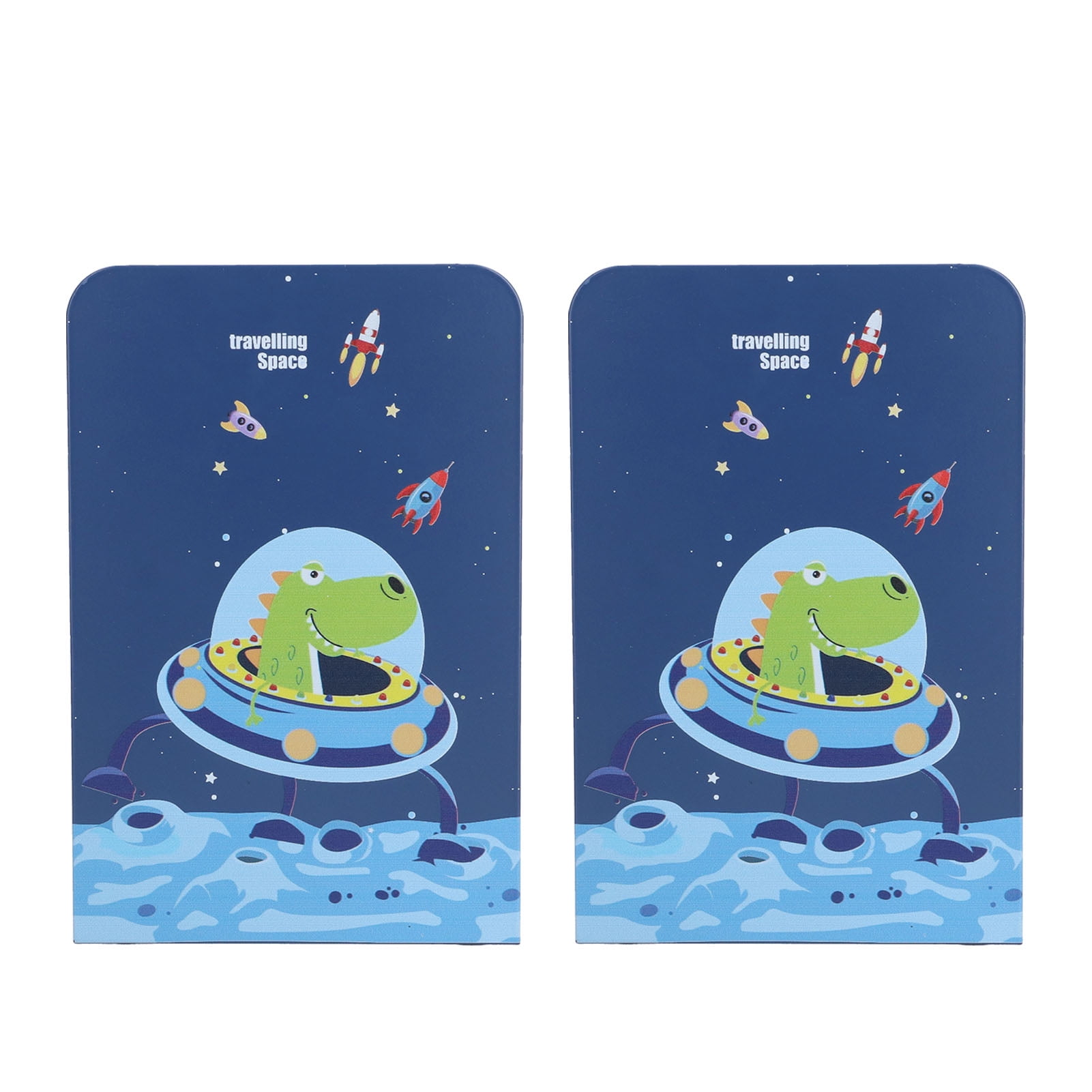 2Pcs Book Ends Iron Strong Load Bearing Rust Resistant Metal Book ...