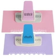 2Pcs Border Punch for DIY Projects Easy to Use Border Edge Craft Punch ...