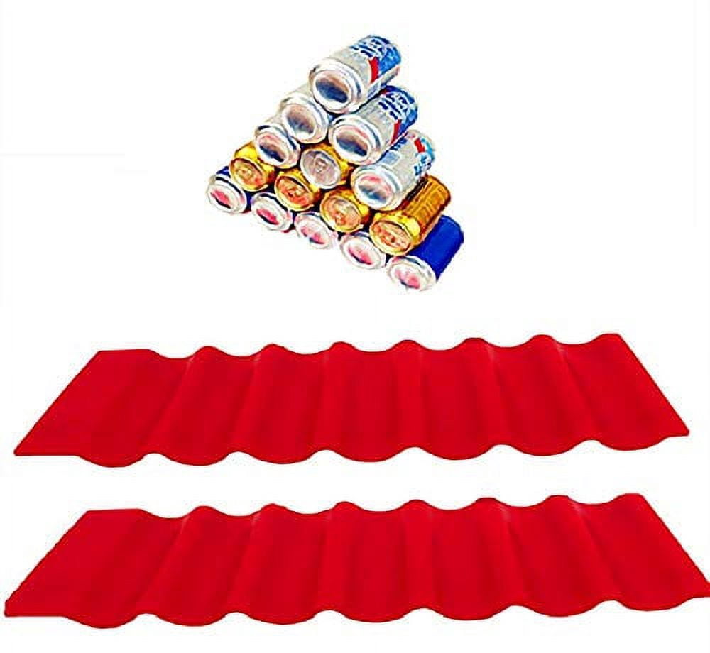 2Pcs Bottle Stacking Mat Can Stacker Kitchen Cabinet and Fridge Storage ...