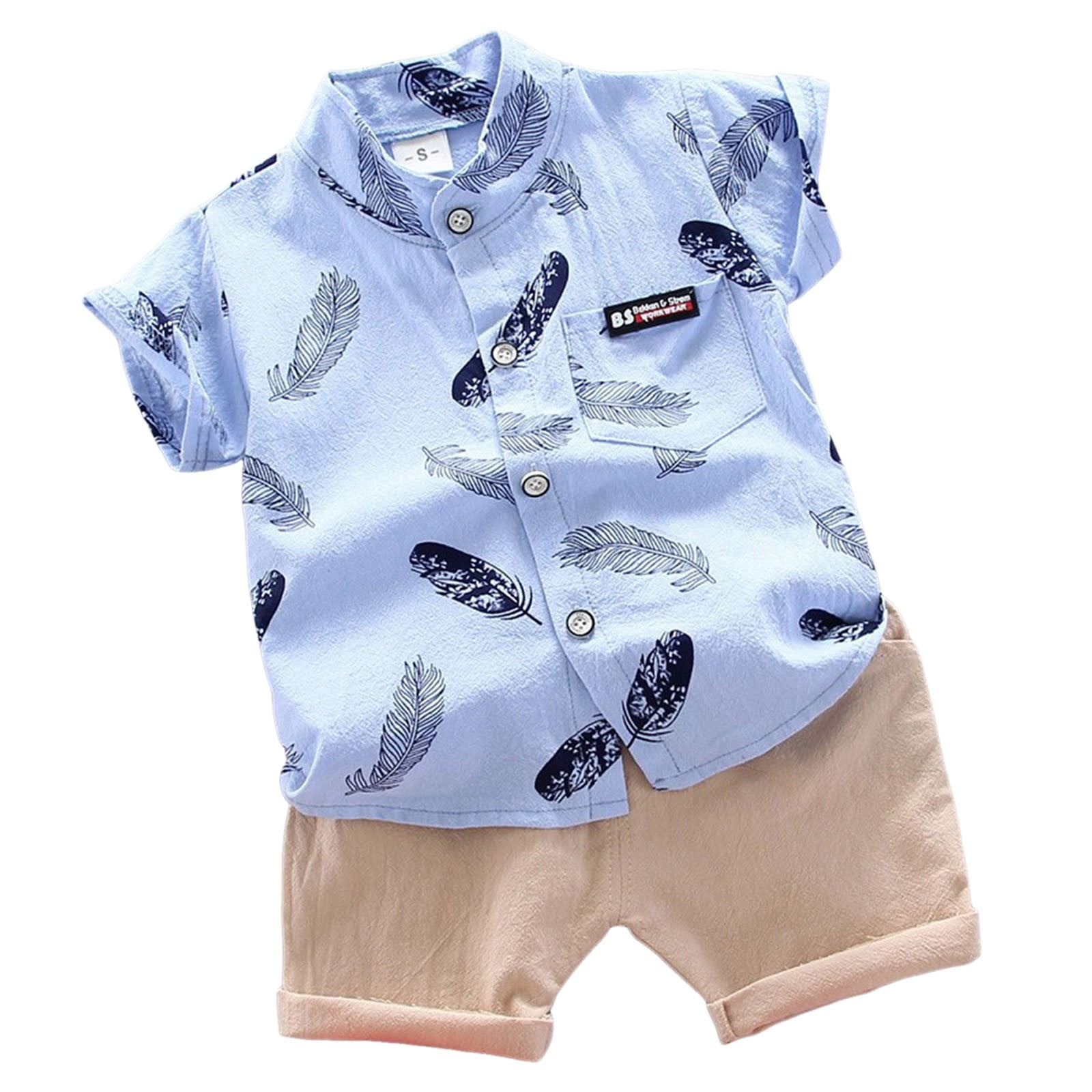 2Pcs Boy Summer Outfits 3 6 12 18 24 Months 3 Years Sleeveless Tree ...