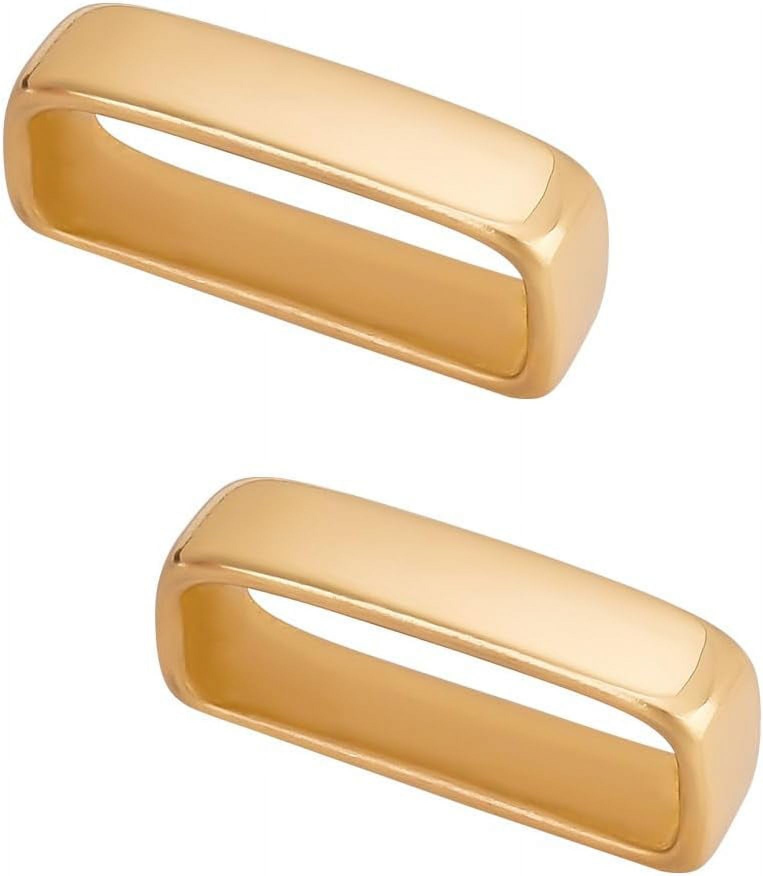 2Pcs Brass Loop Keepers Belt Loop Keepers 11.5x47x18.5mm Belt Loop ...