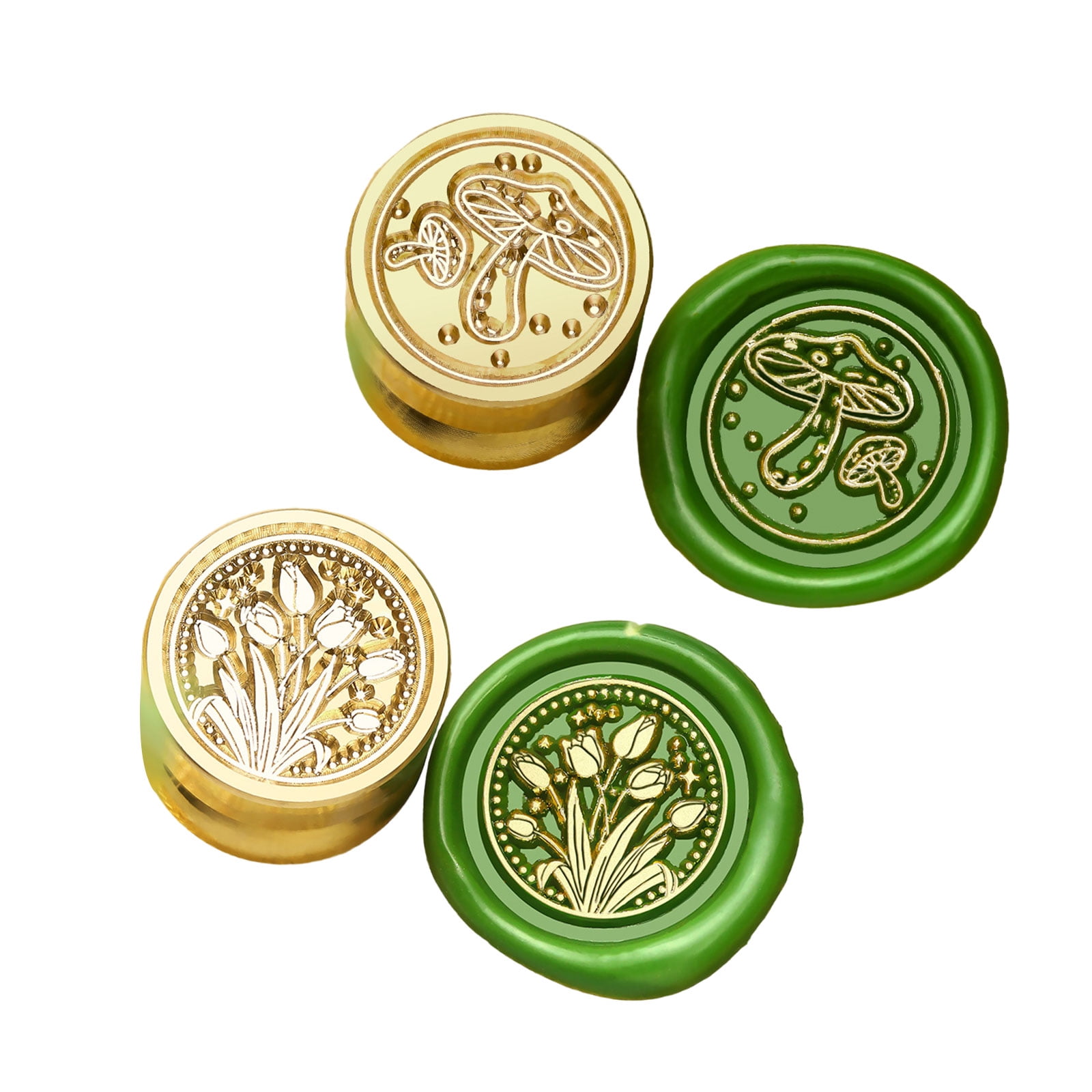 2Pcs Brass Sealing Stamp Head for Wedding Invitations Envelope ...