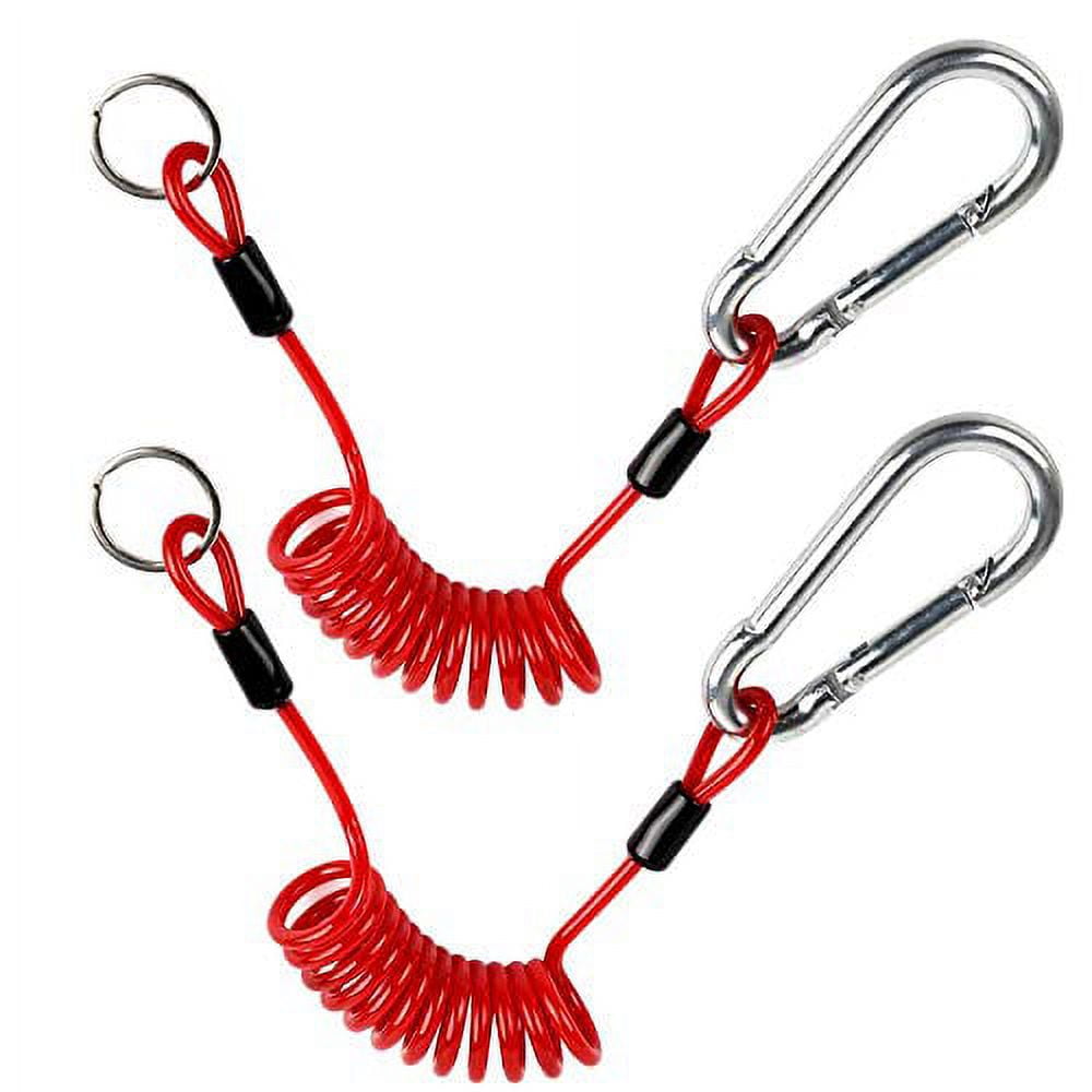 2Pcs Breakaway Trailer Cable, Trailer Brake Cable, RV Stainless Steel ...