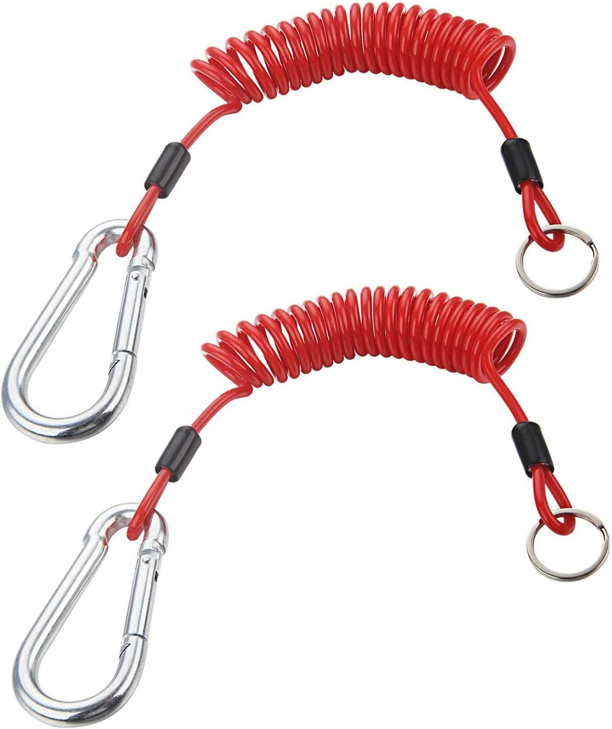 2Pcs Breakaway Trailer Cable, Trailer Brake Cable, RV Stainless Steel ...