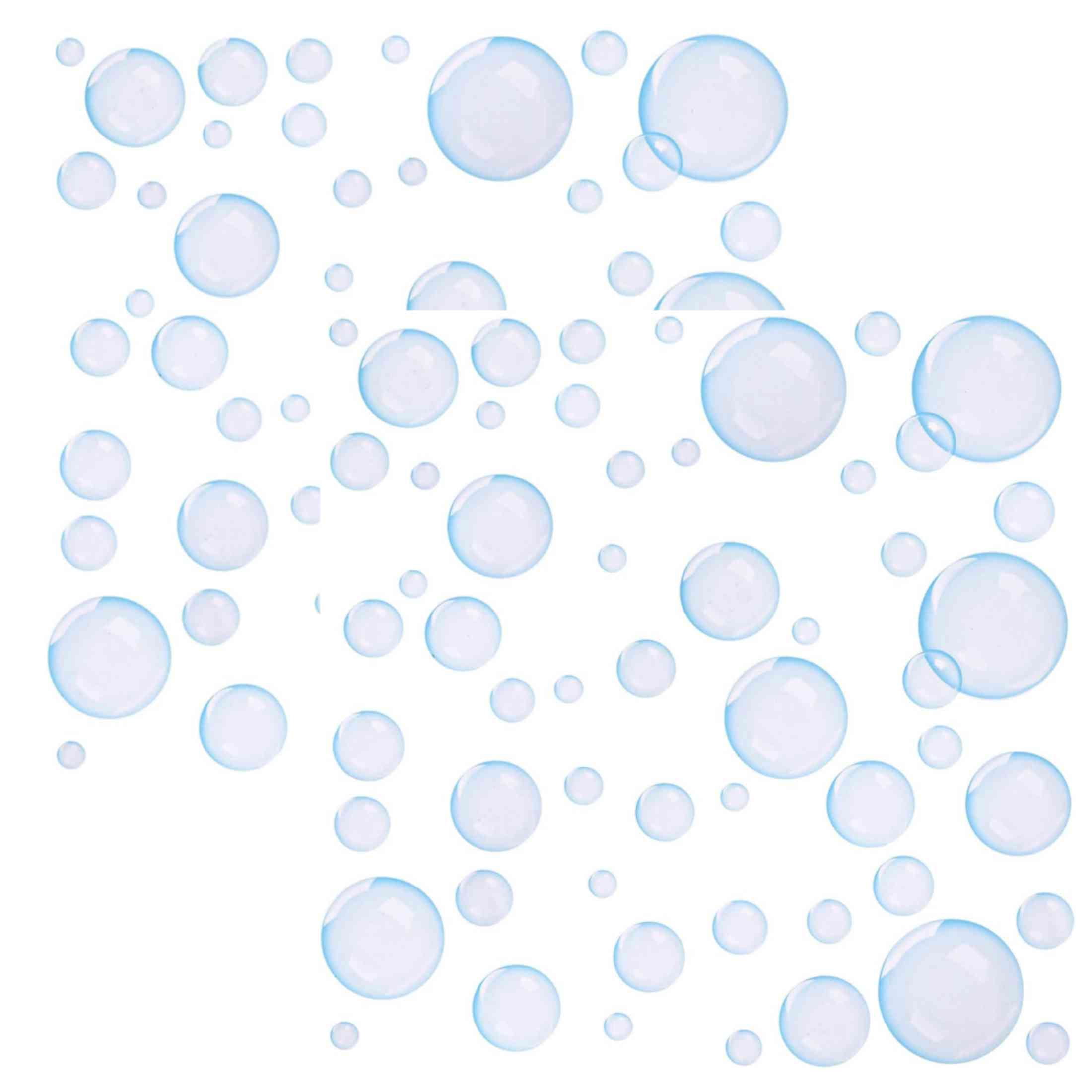 2Pcs Bubble Stickers, Bubble Wall Decor Cutouts, Underwater Ocean ...