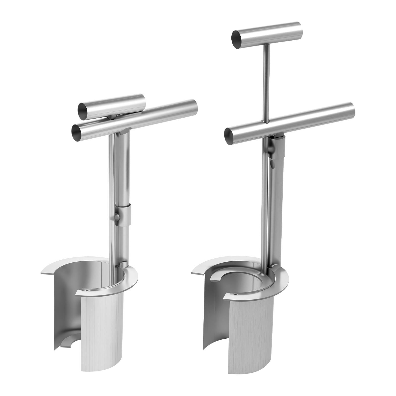 2Pcs Bulb Planter Tool Metal Grass Plugger Tool Precise Seedling Moving ...