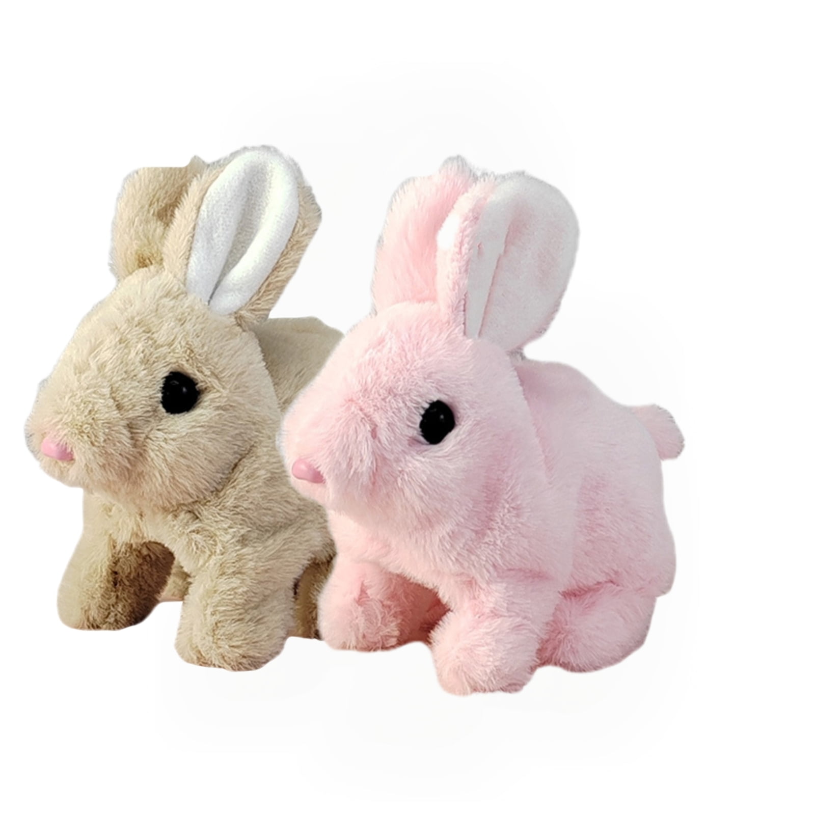 2Pcs Bunby My Realistic Bunny Toy Toys Kids That Move Baby Toy Can Walk ...