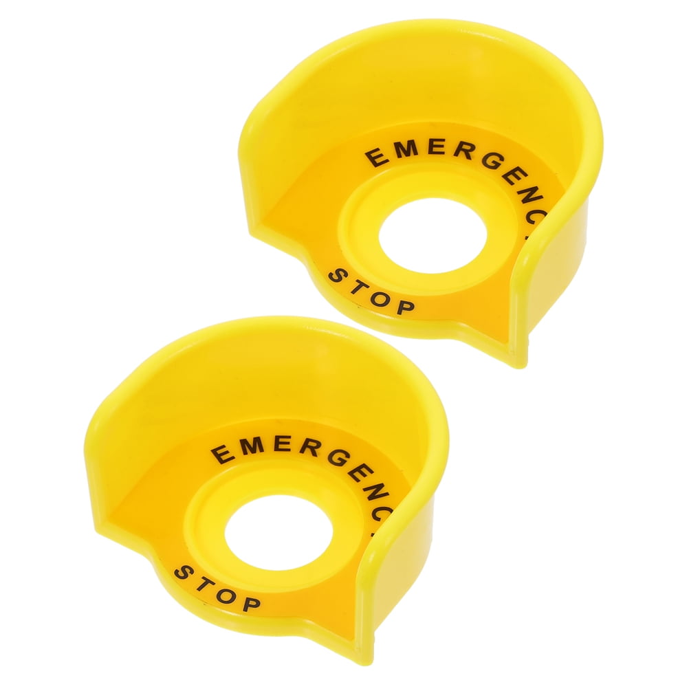 2Pcs Button Switch Cover Safety Button Switch Cover Protector Emergency ...