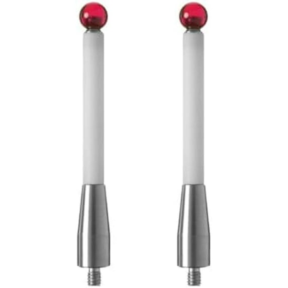 2Pcs CMM Probe Stylus 6mm Ball Tip CMM Contact Probes Ceramic Shafts ...