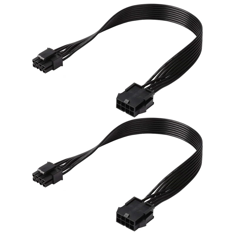 2Pcs CPU 8 Pin Extension Cable Motherboard ATX CPU 8 Pin Female to 8(4+4) Pin Male Extension ...