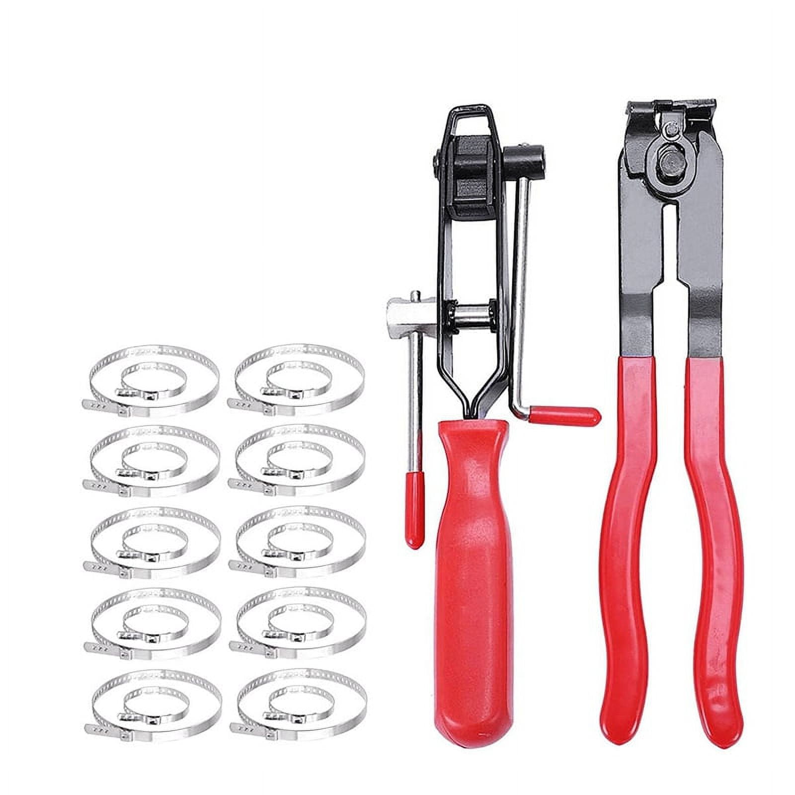 2Pcs CV Boot Clamp Pliers Set with 20Pcs Crimp Bands, Joint Pliers ...