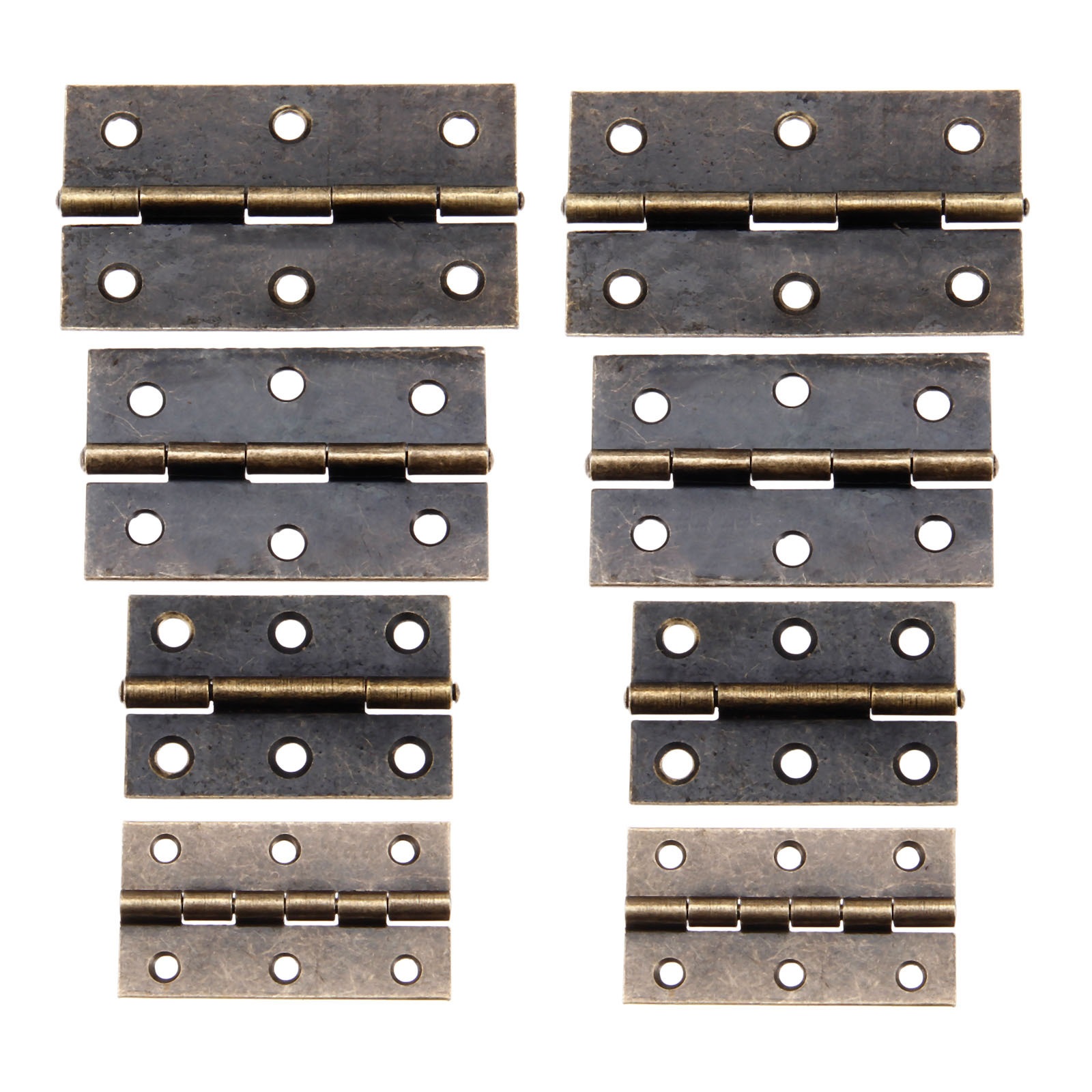 2Pcs Cabinet Door Luggage Furniture Hinge Jewelry Wood Boxes Hinge 6 ...