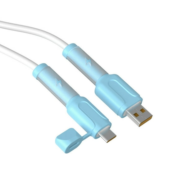 2Pcs Cable Protector Cover for Phone USB Type C Cable Soft Silicone ...