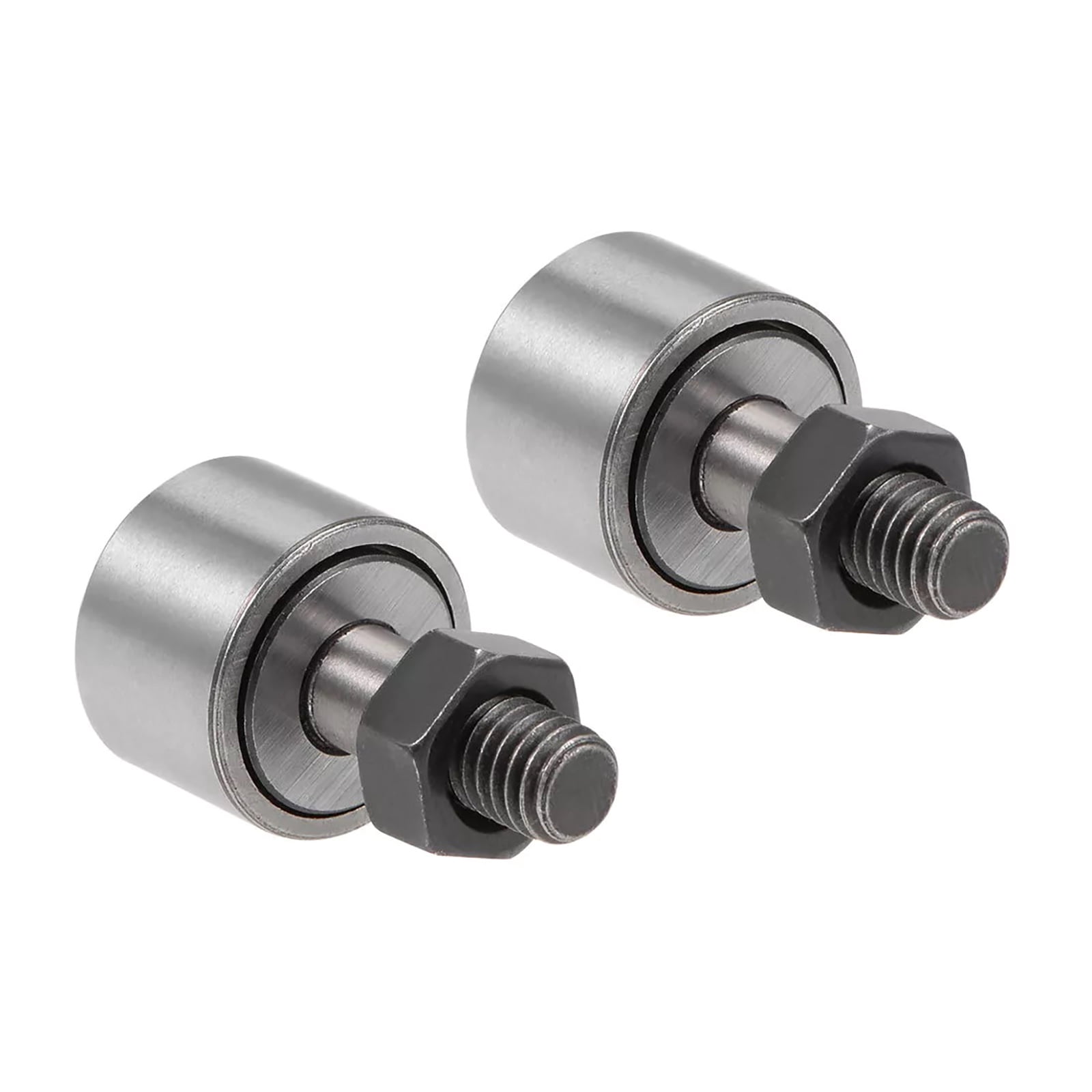 2Pcs Cam Follower Track Roller Bearing GCr15 Steel for Machine Tools ...