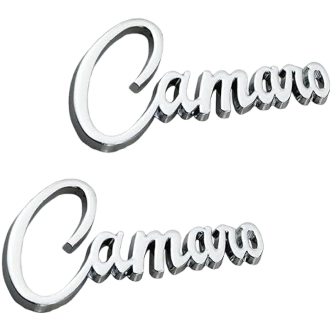 2Pcs Camaro Emblems 3D Metal Car Badge Sticker Letter Nameplate ...