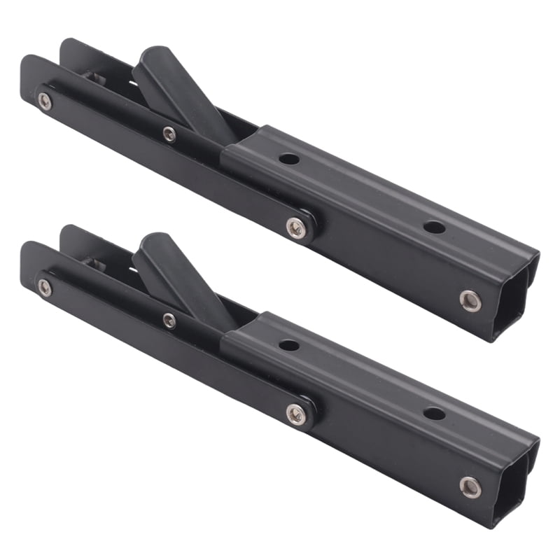 2Pcs Campervan Folding Bracket Table Shelf Motorhome Caravan Black ...