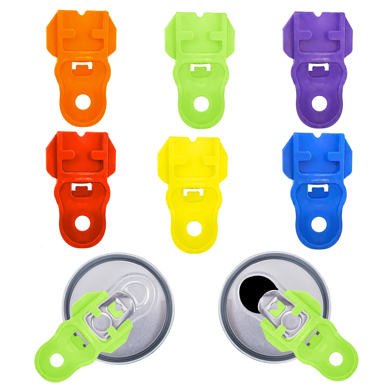2Pcs Can Openers Compact Size Smooth Edge Portable Lightweight Reusable ...