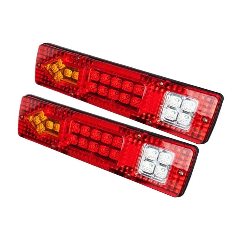 2Pcs Car 19 Tail Light Trailer Truck Rear Turn Signal Stop Light ...