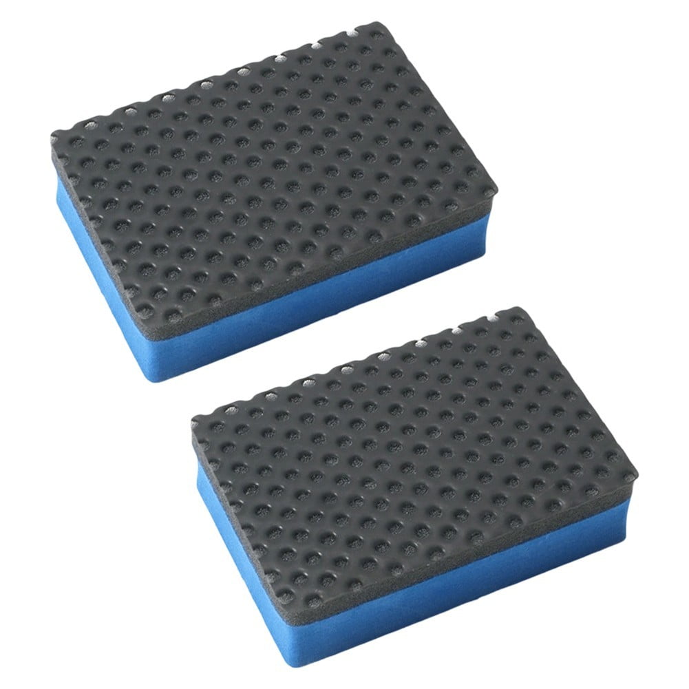 2Pcs Car Clay Bar Pad Kit Sponge Block Cleaning Eraser Wax Polish Pad ...