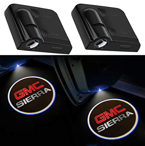2Pcs for Car Door Lights Logo for GMC Sierra, Car Door Led Projector ...