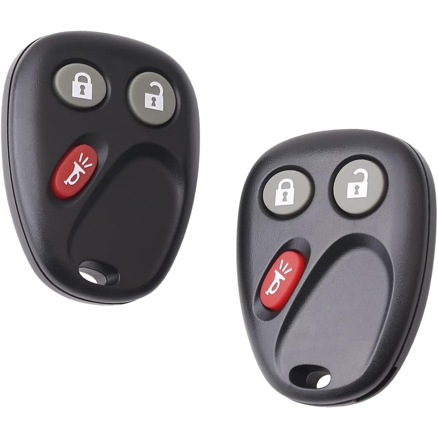 2Pcs Car Key Fob Keyless Control Entry Remote Vehicles Replacement ...