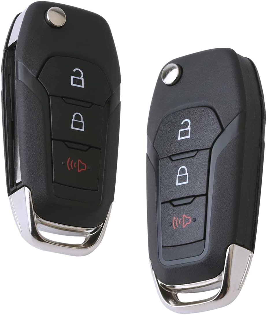 2Pcs Car Key Fob Keyless Flip Control Entry Remote N5F-A08TAA 3 Button ...
