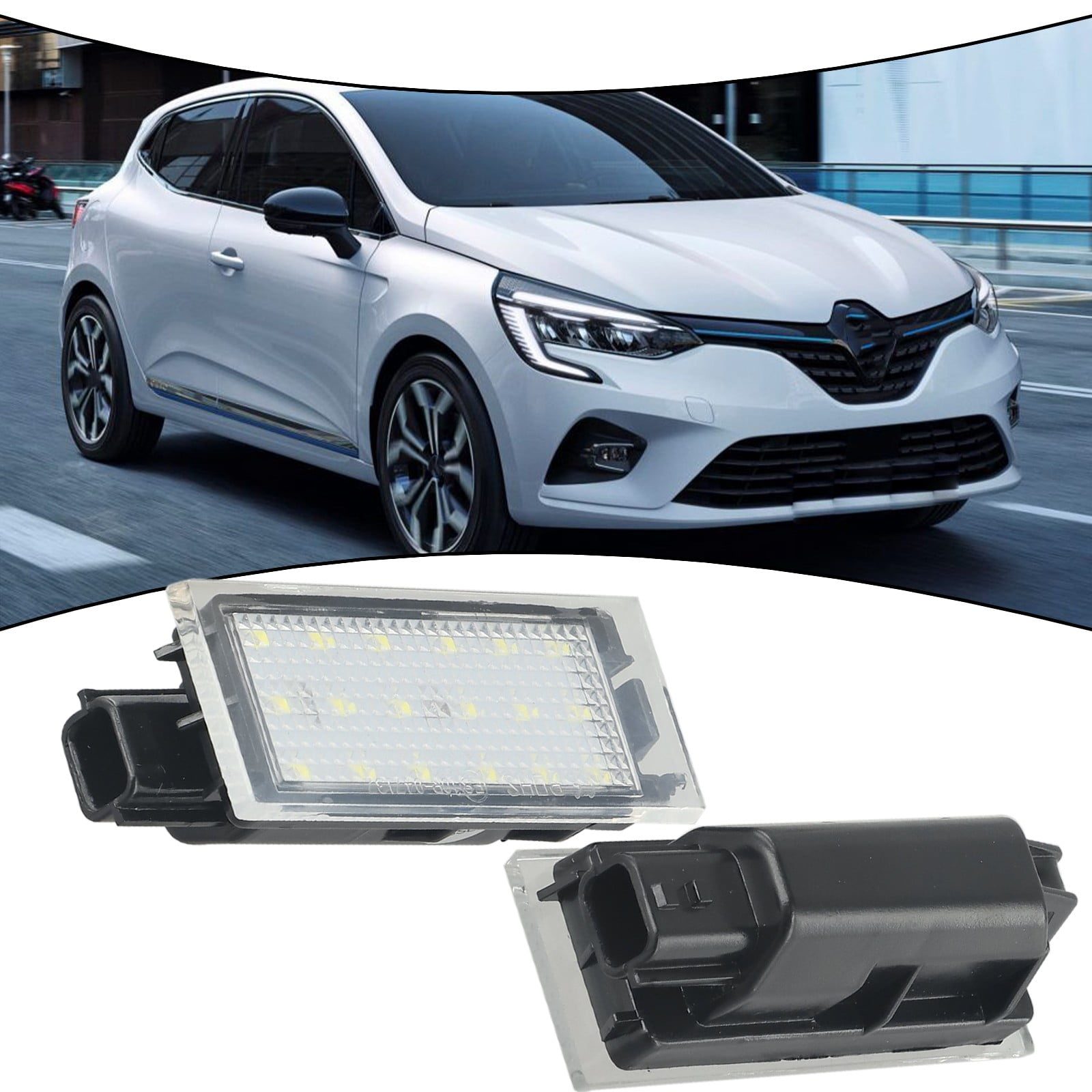 2PCS Car LED Number License Plate Light For Vel Satis 2005.04-2009 ...