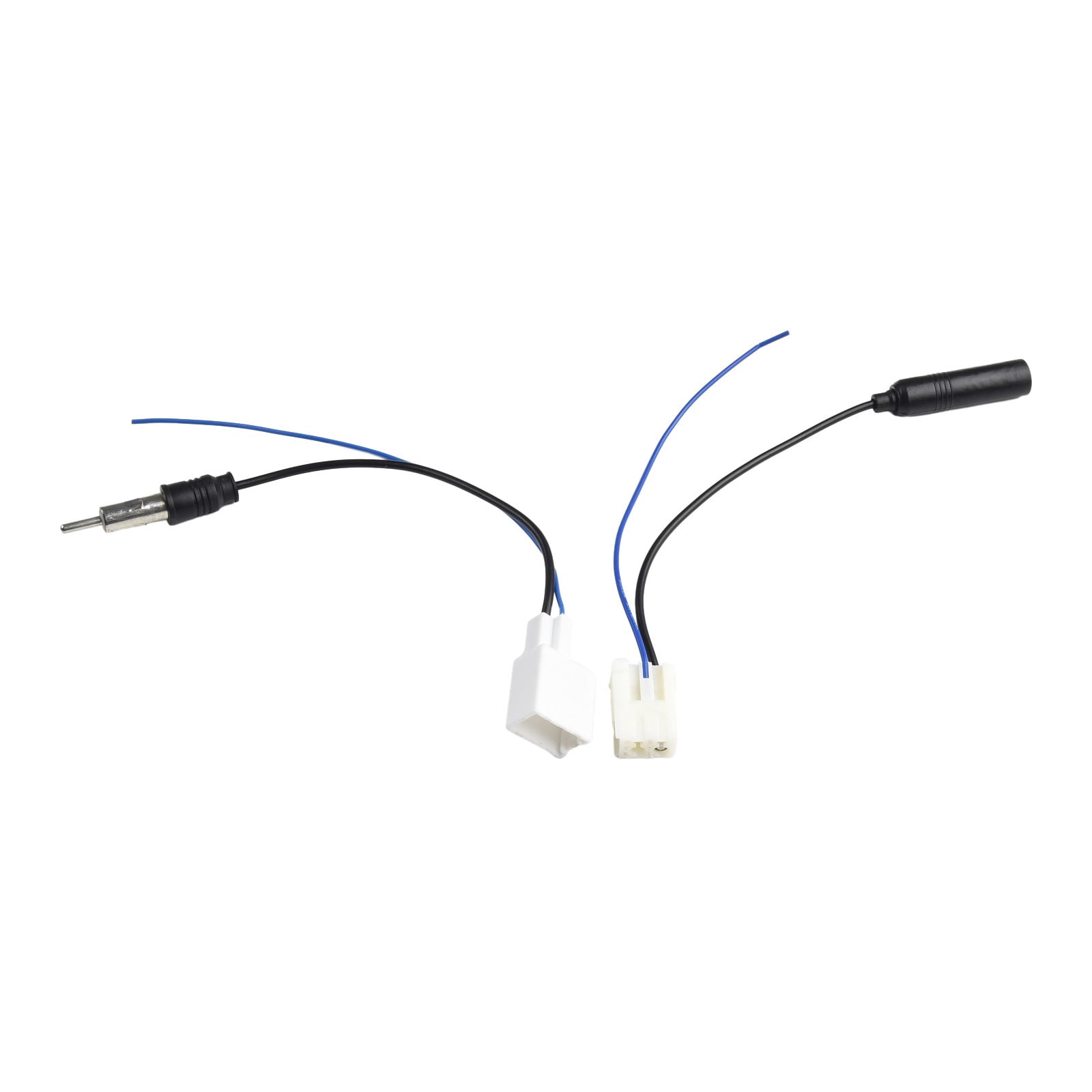 2Pcs Car Radio Stereo Cd Changer Antenna Female/Male Plug Cable Adaptor ...
