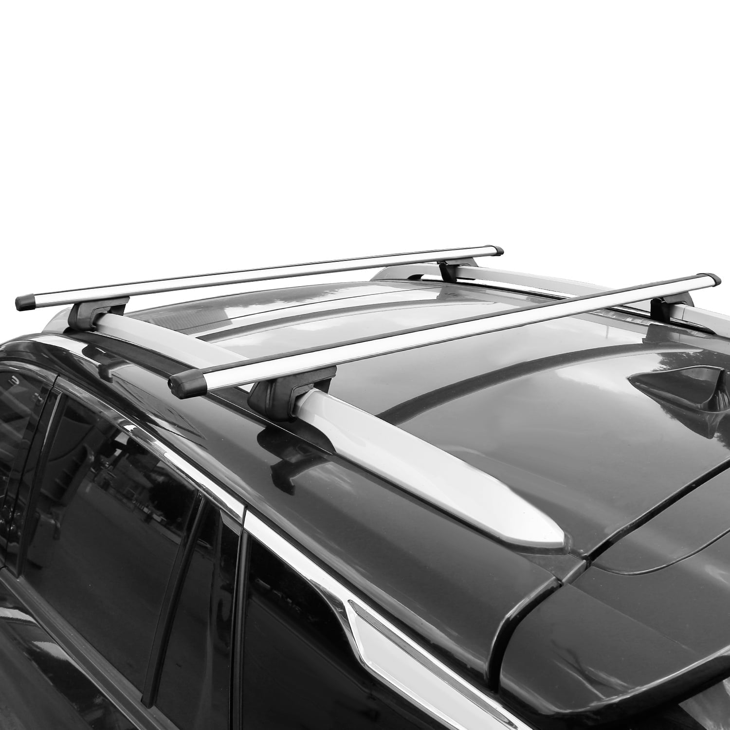 iMounTEK 2Pcs Universal Car Roof Top Crossbars, Aluminum Alloy Luggage ...