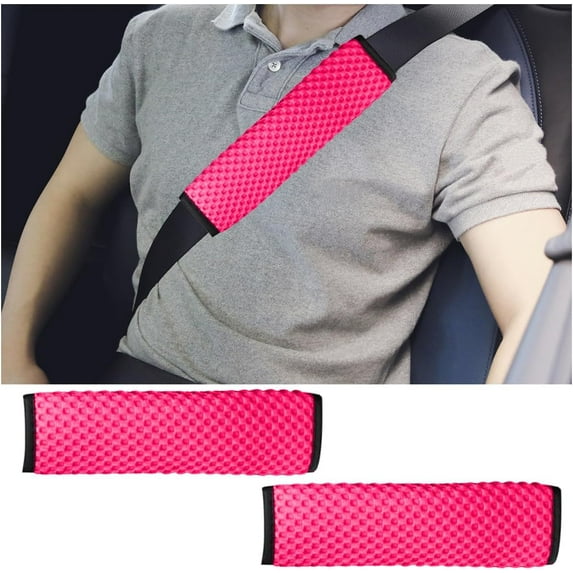 2Pcs Car Seat Belt Covers, Mesh Universal Seatbelt Shoulder Strap ...