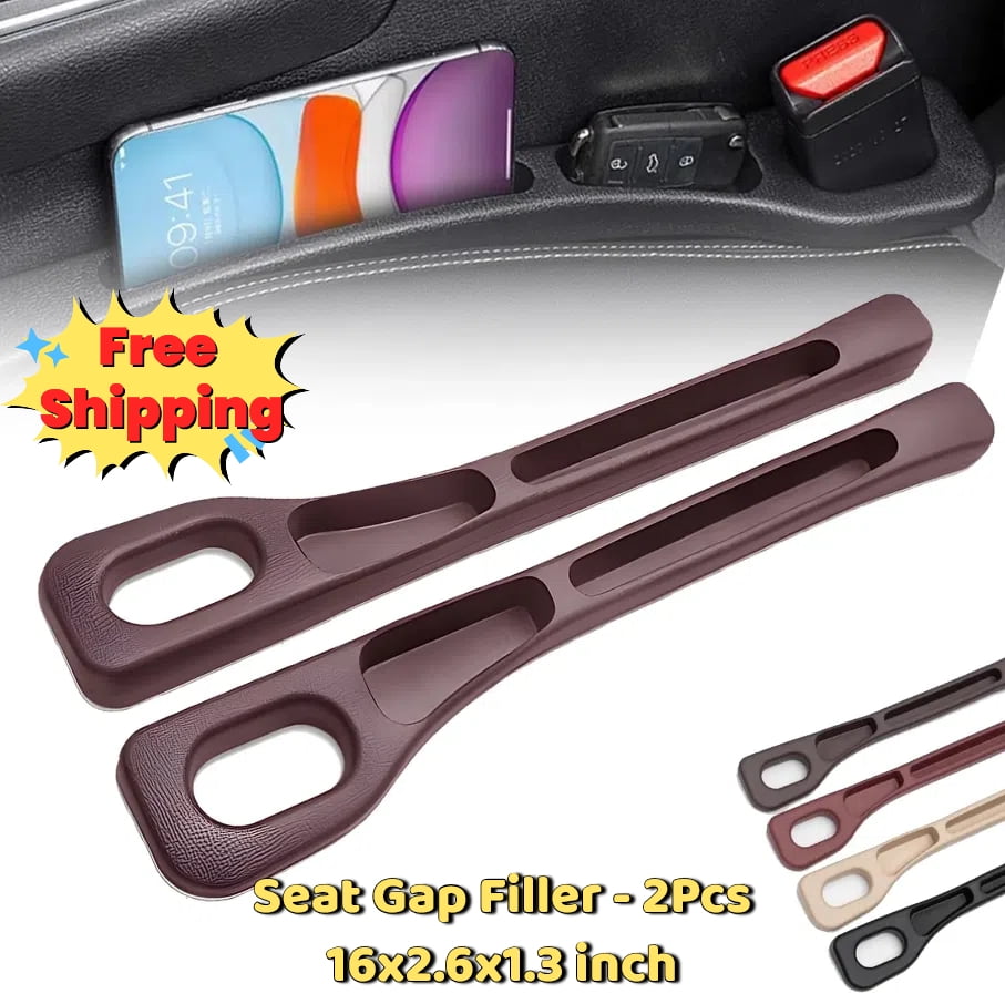 2Pcs Car Seat Side Gap Filler, No Drop Seat Guard, 2025 NEW Seat Cover ...